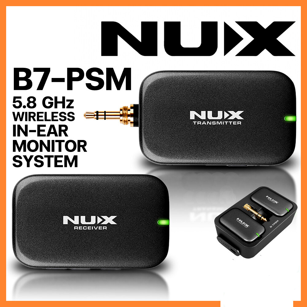 NUX B-7PSM 5.8 GHz Wireless In-Ear Monitor System, Stereo audio transmitting, by simplemusic.lk ...